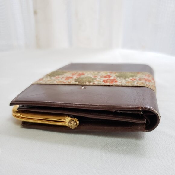 American Vintage | Bags | Antique Princess Gardner Bifold Wallet Floral ...